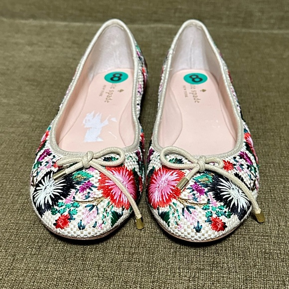 kate spade | Shoes | Kate Spade Winward Embroidered Floral Flats | Poshmark
